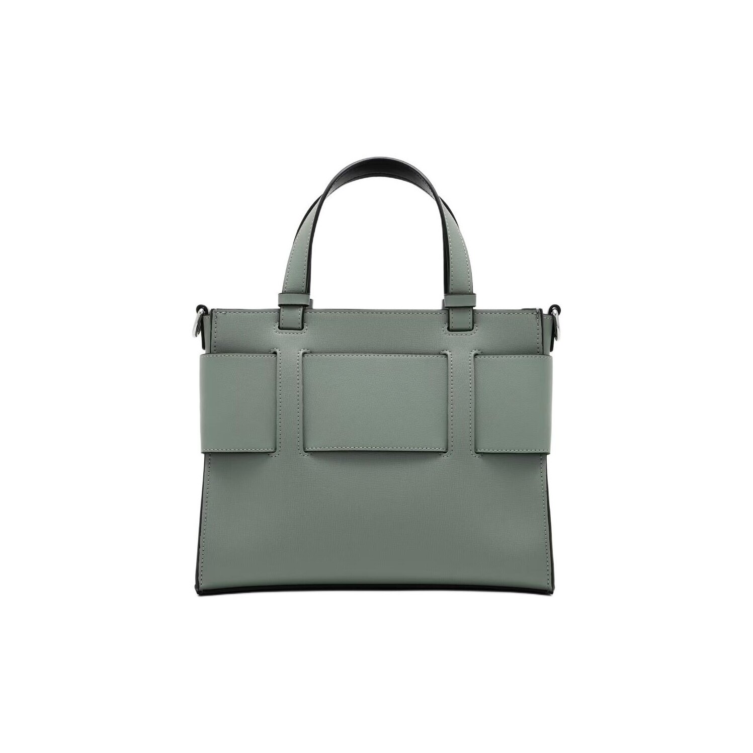 Сумка Armani Exchange, фактура стеганая, зеленый, — фото 1