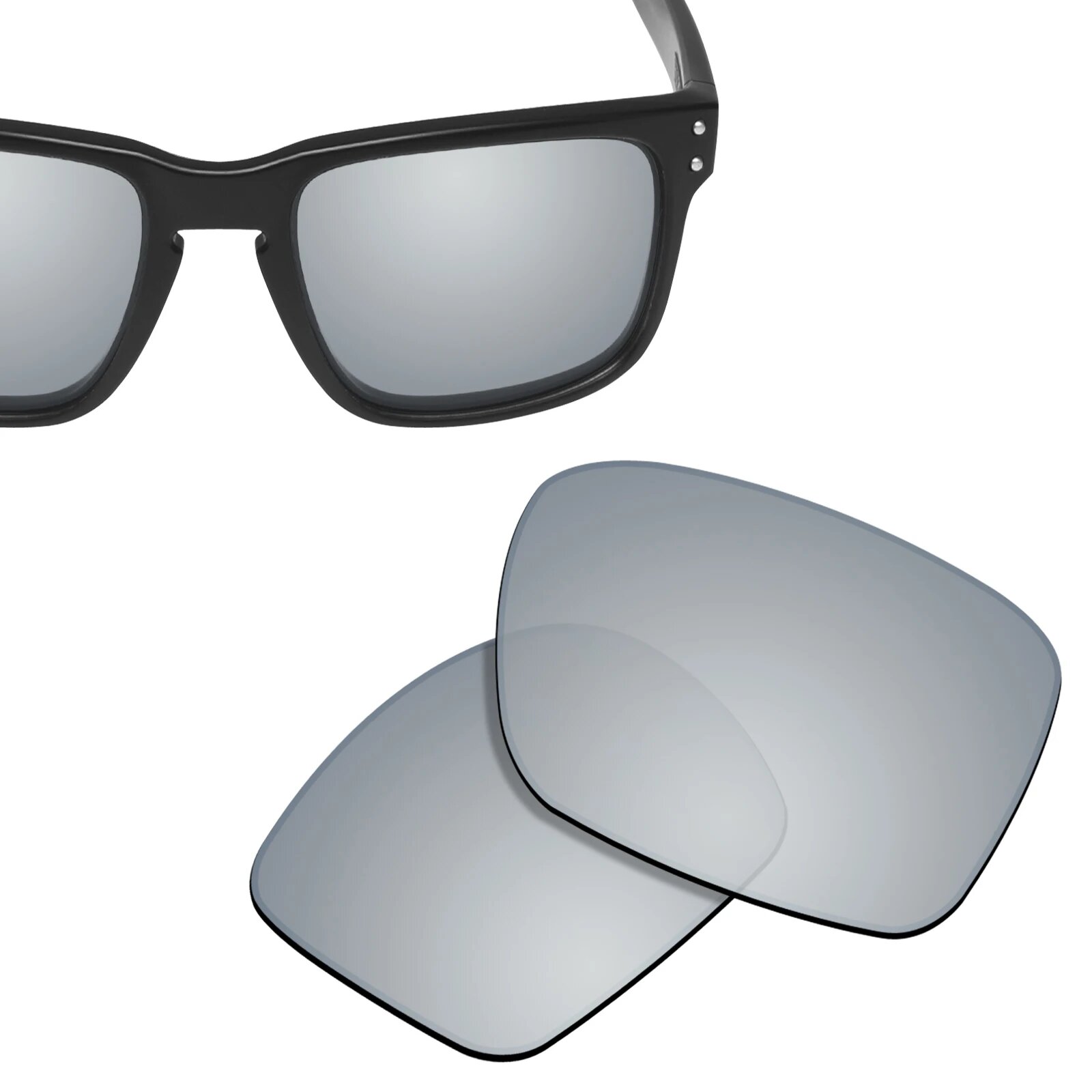 Сменные линзы Oakley Holbrook Silver Titanium