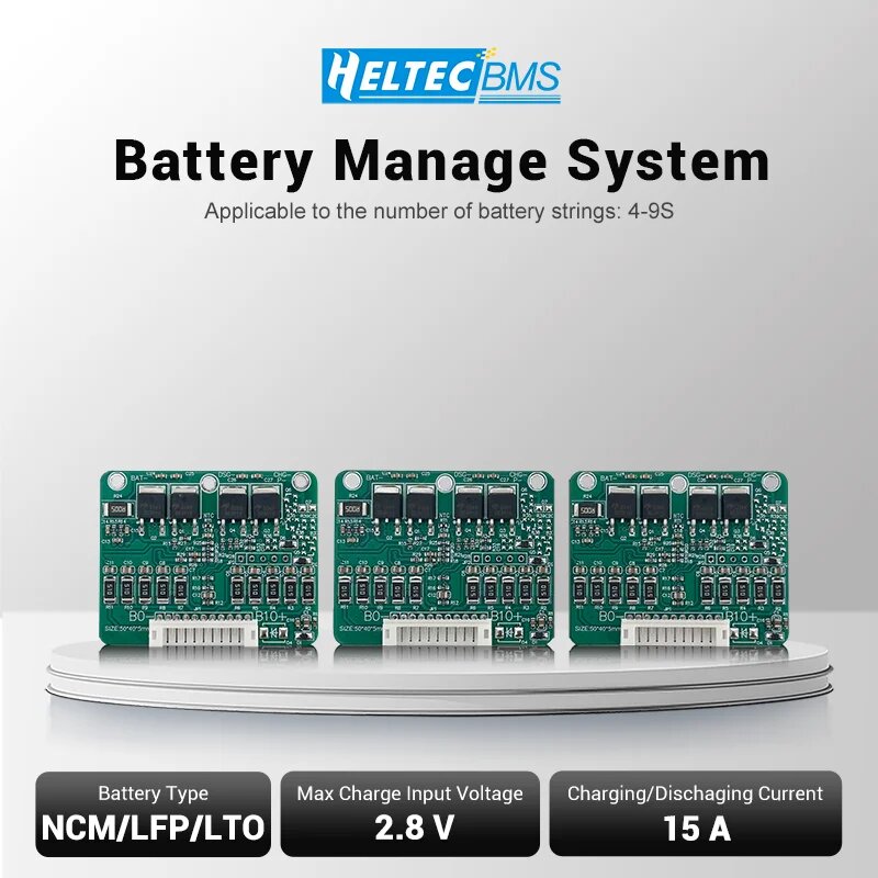 Heltecbms Литий-титанатная плата защиты аккумулятора BMS 6S
