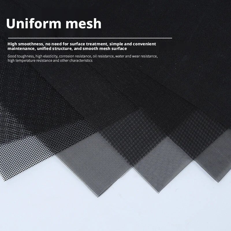 Черная нейлоновая сетка 60mesh 1.45м