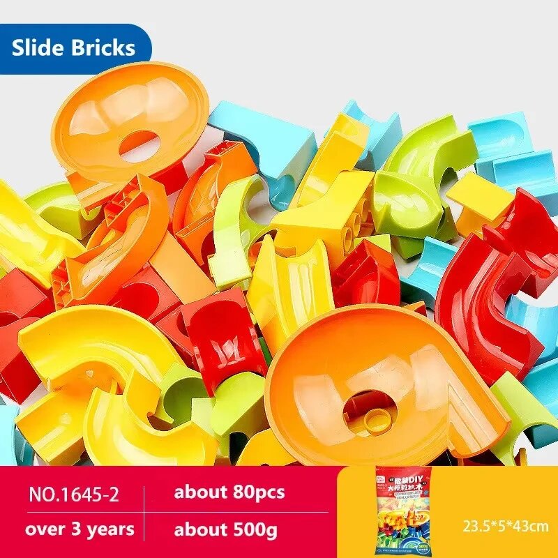 Конструктор Slide Bricks, 80 деталей, цвет Orbital particles, от 3 лет