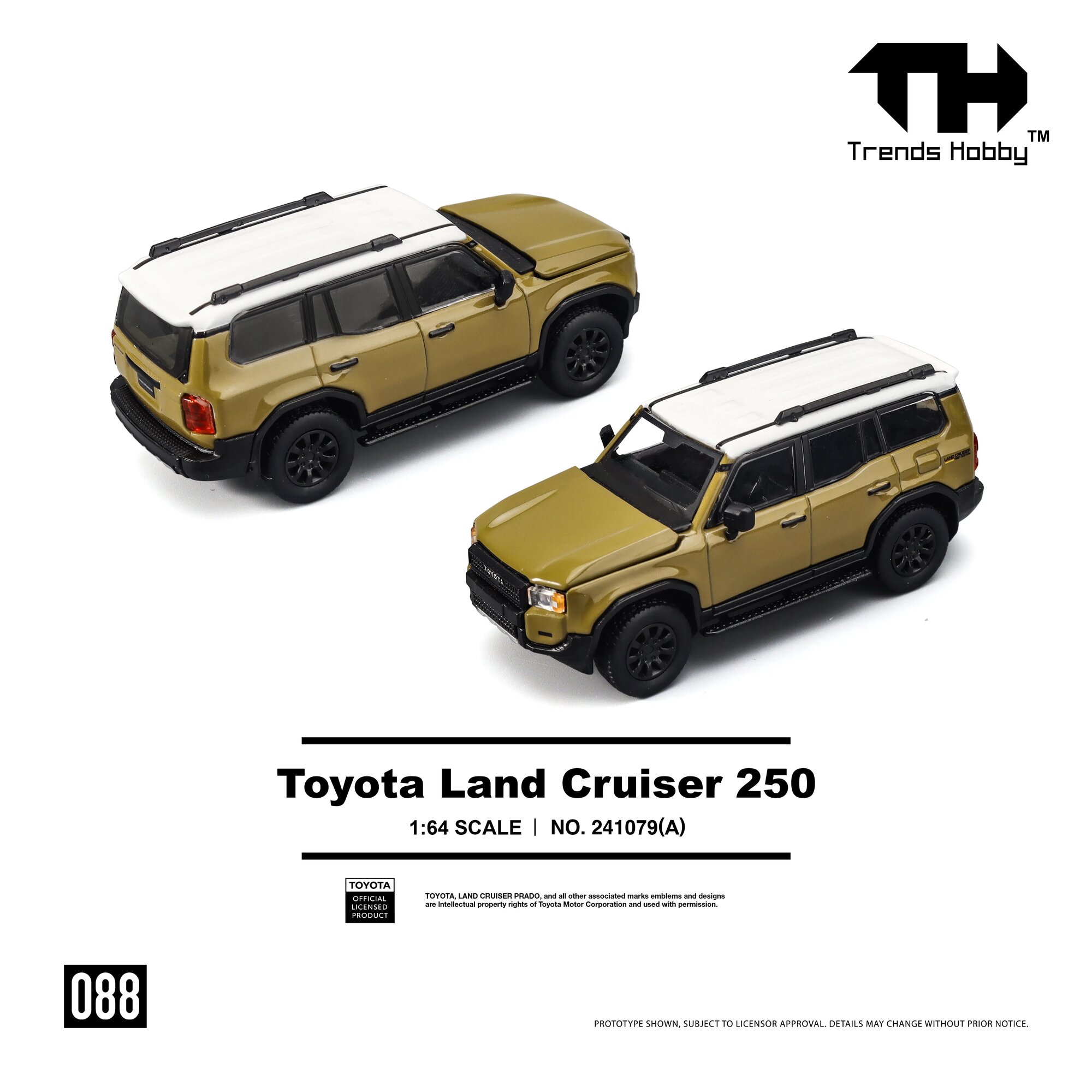 Коллекционная модель Toyota Land Cruiser 250 TH-Trends Hobby 1/64