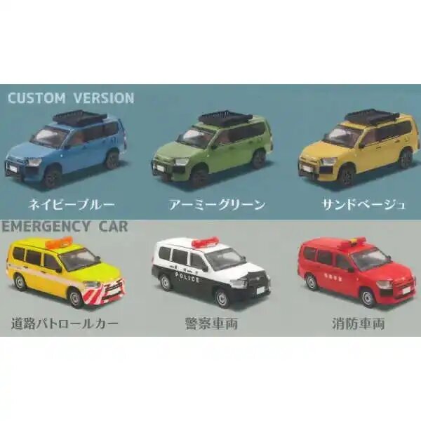 Модель машины Bandai 1:64, 6 цветов