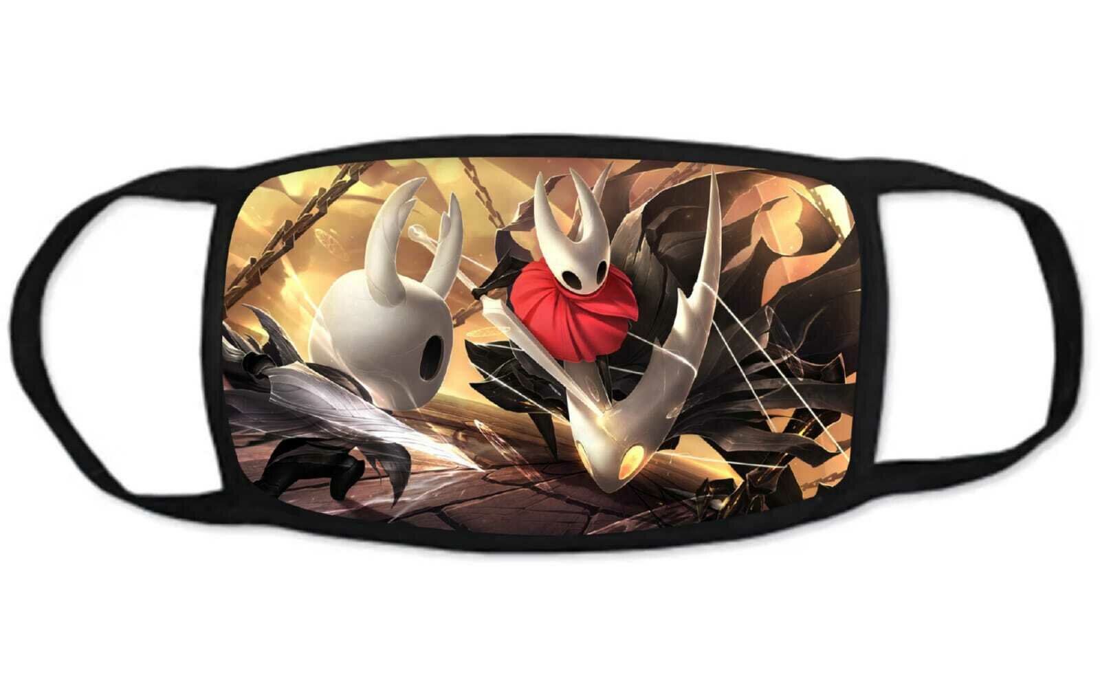 Стильная многоразовая маска MIGOM размер 12,5*20 Мужская Принт "Hollow Knight" - HK0009