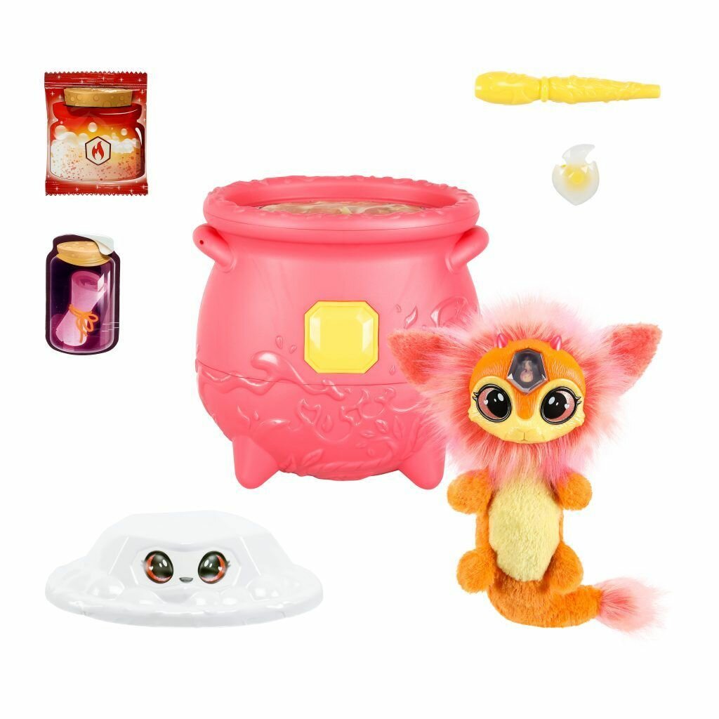 Магический котел Magic Mixies Cauldron Fire розовый