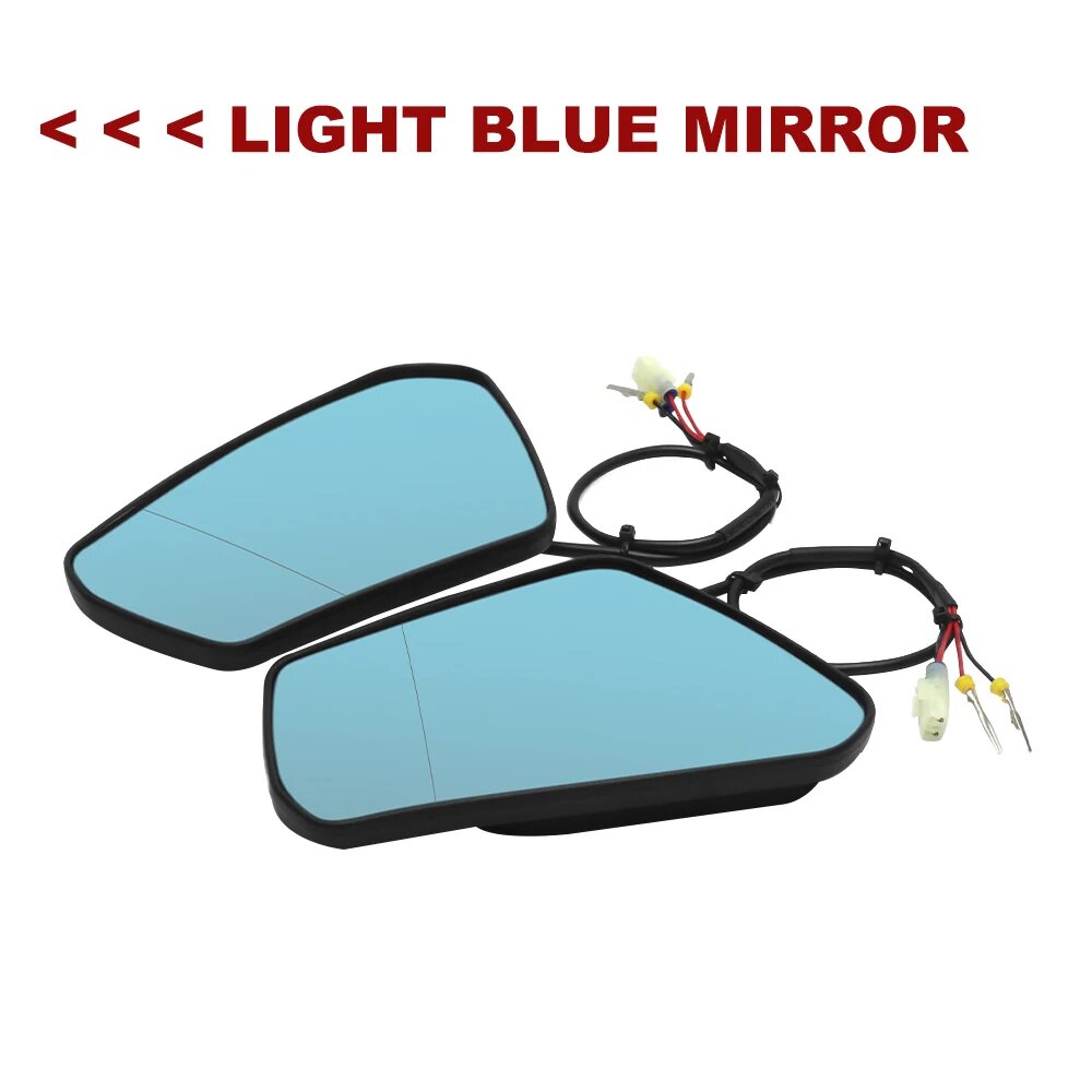 Для Honda Gold Wing Tour DCT Airbag 2018-2025 мотоциклетные расширенные выпуклые зеркала Light blue