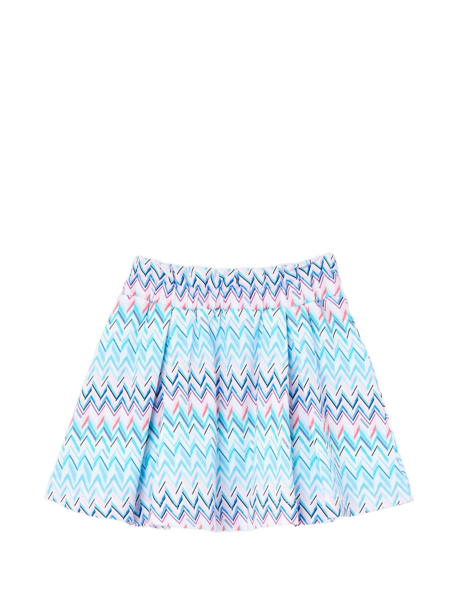 Юбка Zigzag-print pleated mini skirt