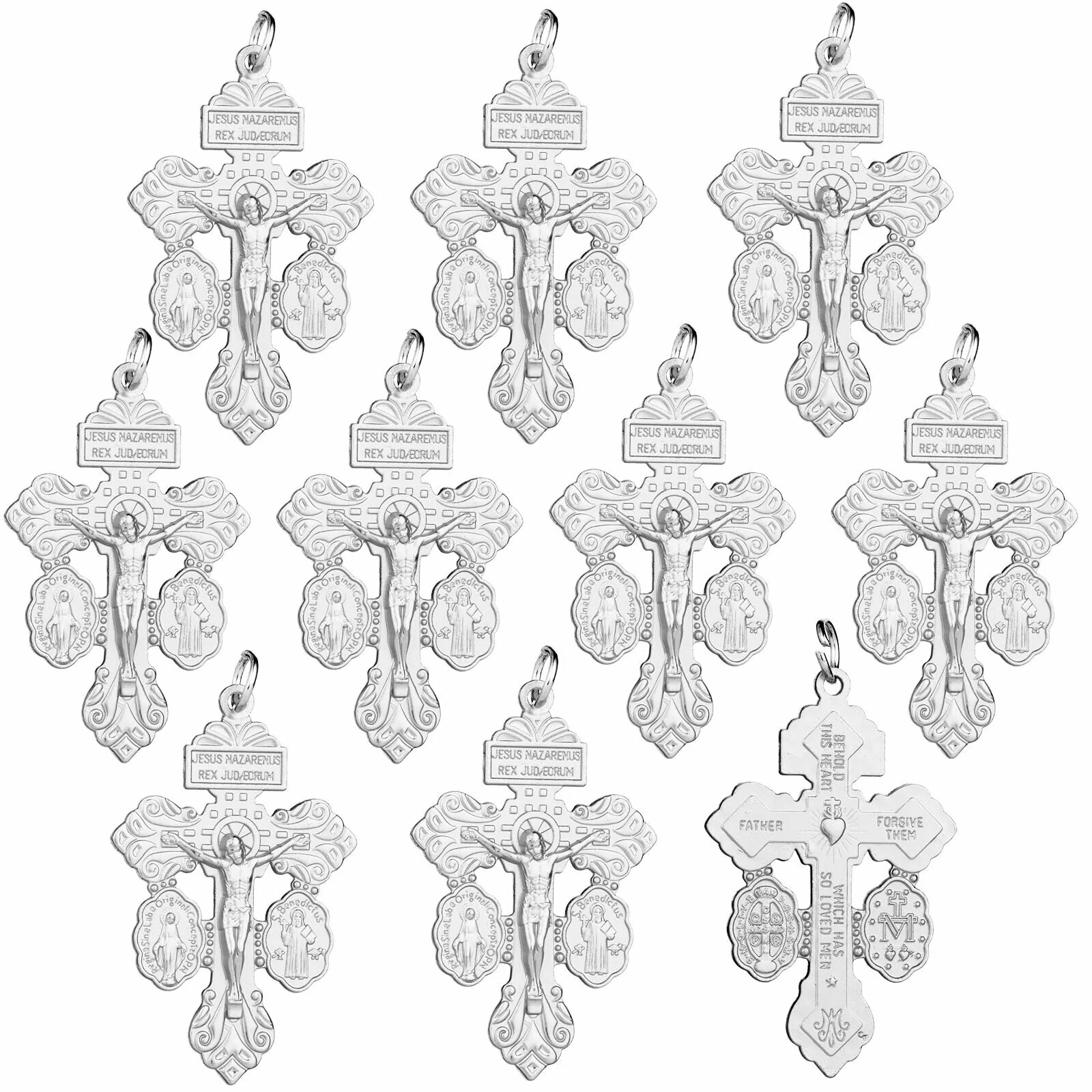 Комплект подвесок Diyalo для ожерелья 10 шт. Silvery-10pcs