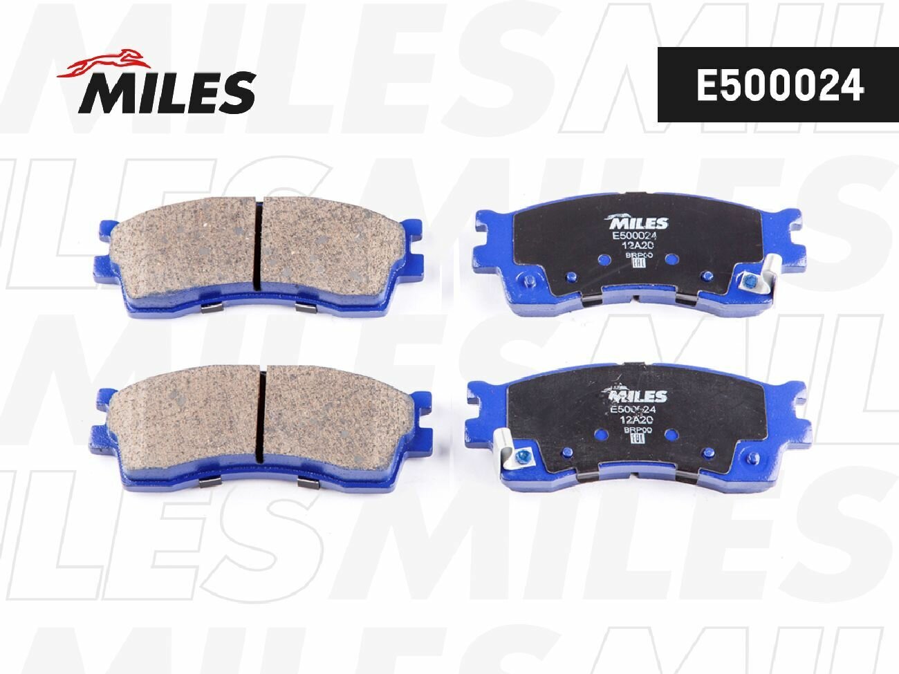Колодки тормозные дисковые перед, MILES E500024