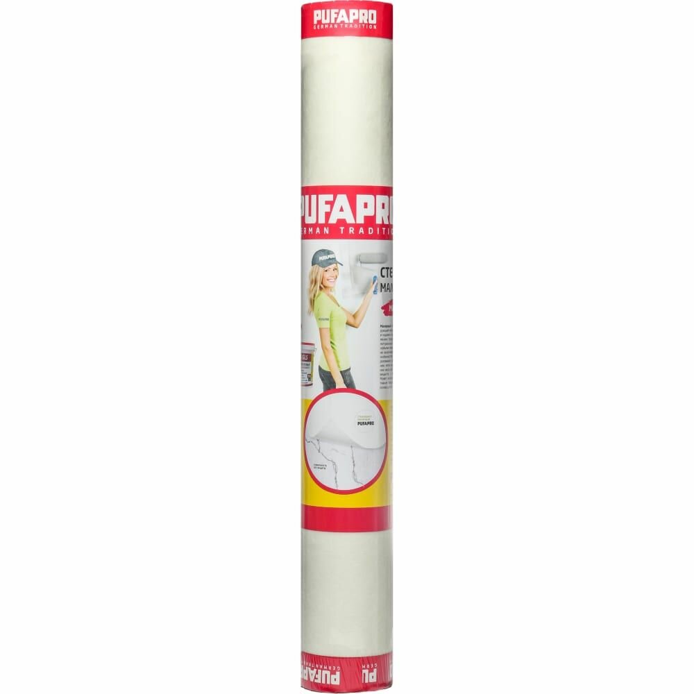 Стеклохолст малярный (1х50 м; 25 гр/кв. м) PUFAPRO 009609092