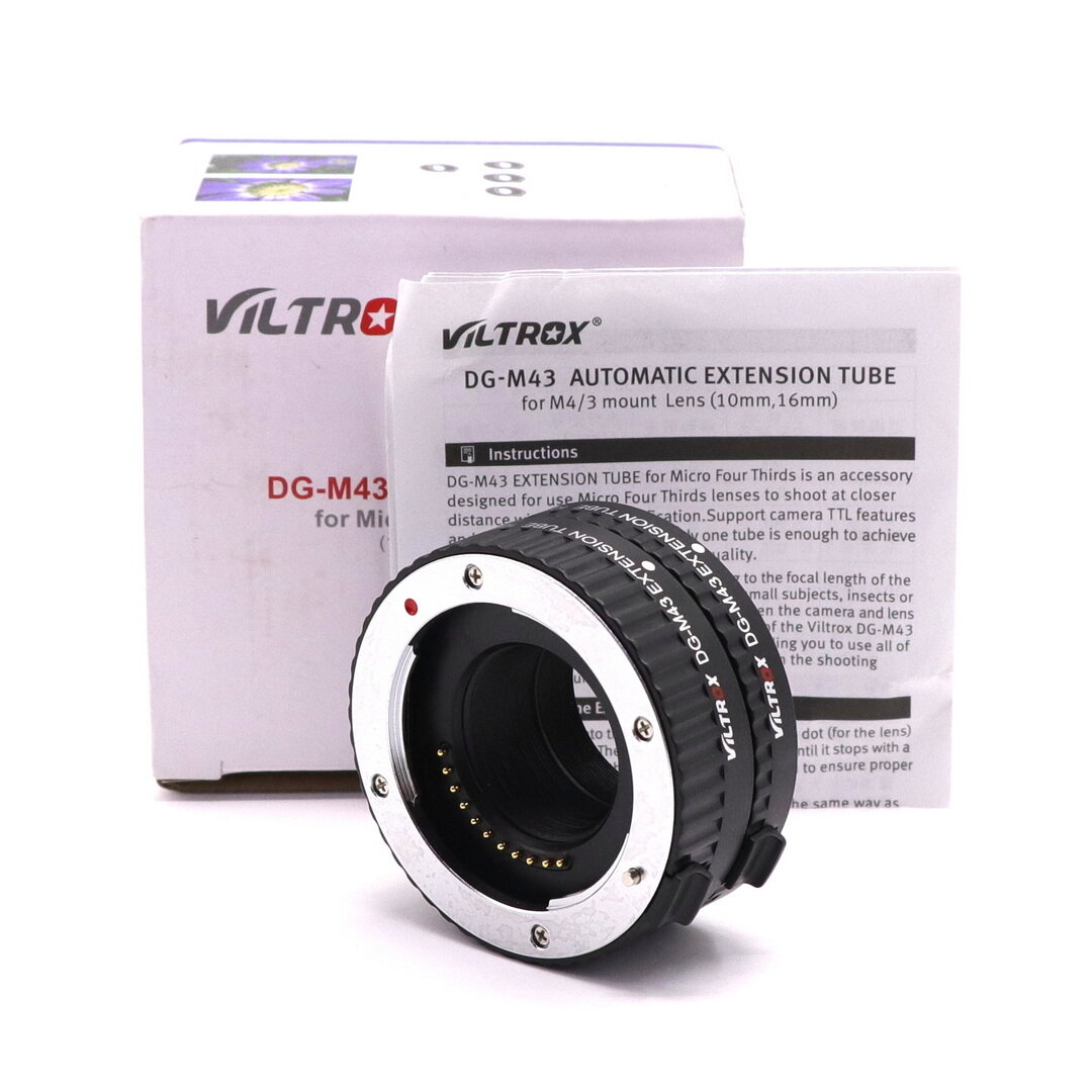 Макрокольца Viltrox DG-M43 для Micro 4/3 в упаковке