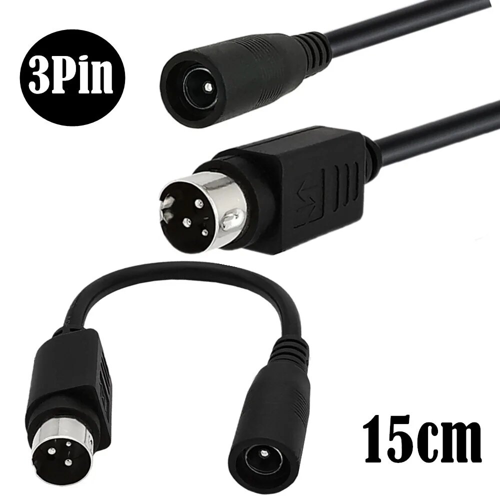 Кабель-адаптер питания UpperFu DC 5.5x2.1 мм на MINI DIN 3-контактный