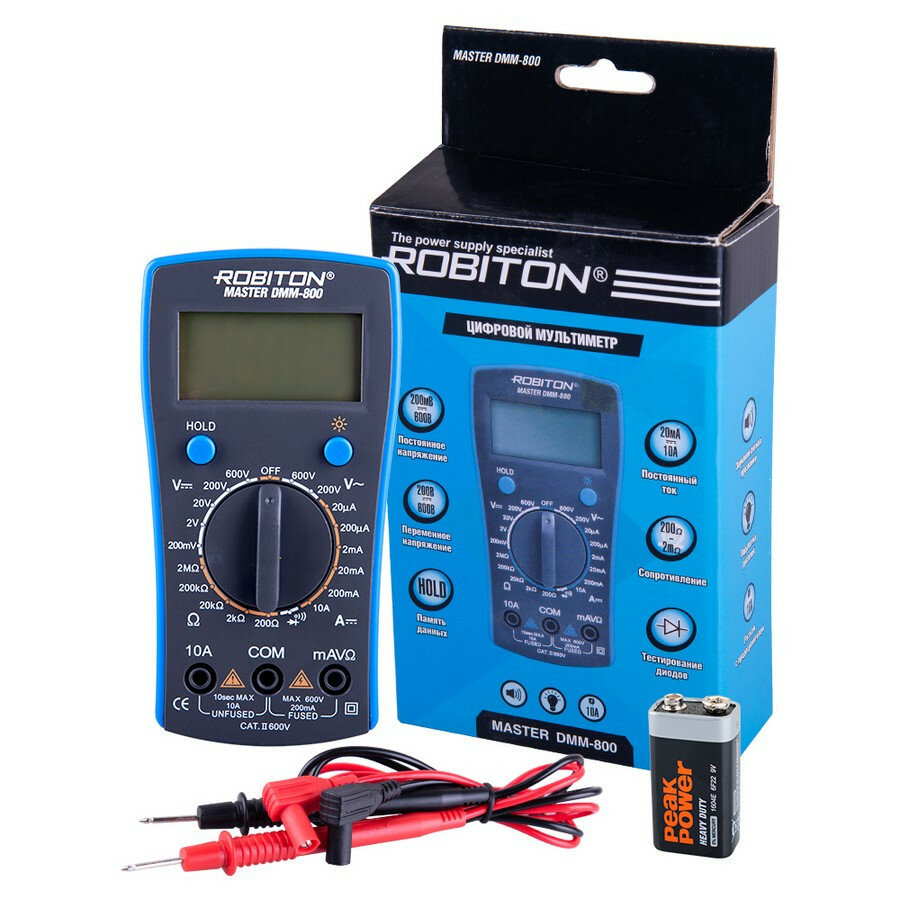 Мультиметр ROBITON MASTER DMM-800 BL1