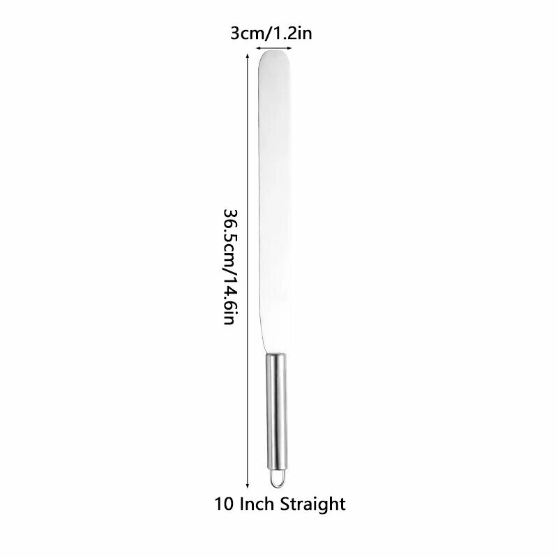Шпатель для крема из нержавеющей стали 10 Inch Straight