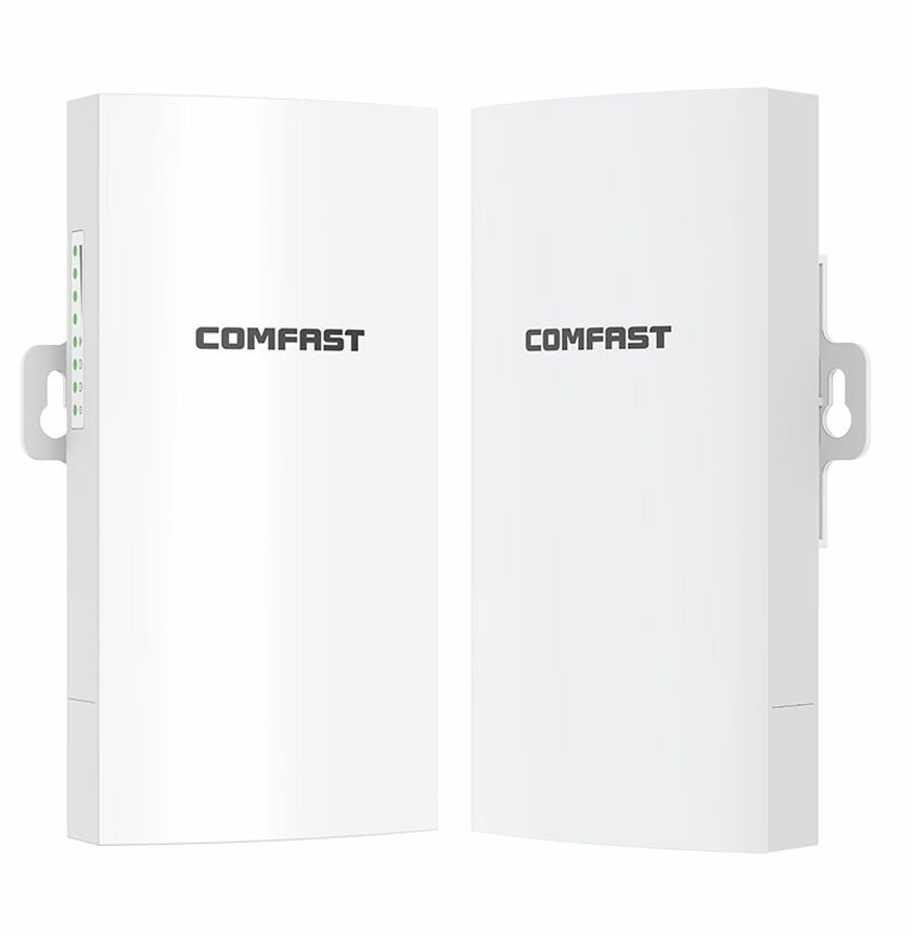 Wi-Fi мост до 3 км, 5.8 ГГц Comfast CF-E113A V2, в комплекте 2 устройства, 300 Мбит, легкая настройка