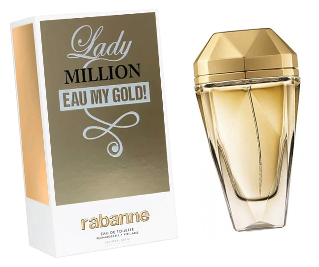 Paco Rabanne Lady Million Eau My Gold женская туалетная вода 80 мл - Пако Рабан Леди Миллион