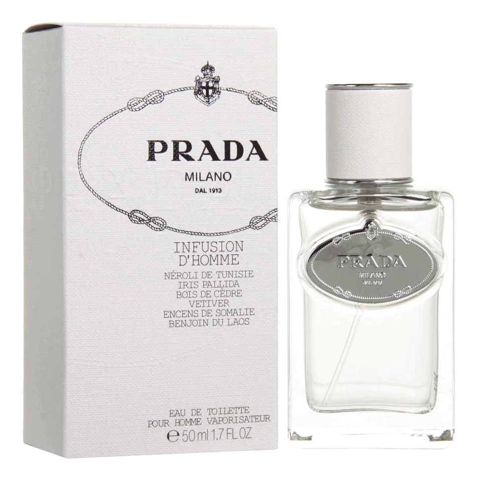Мужская туалетная вода Prada Infusion D Homme 50 мл - Прада Инфьюжн Де Хоум аромат