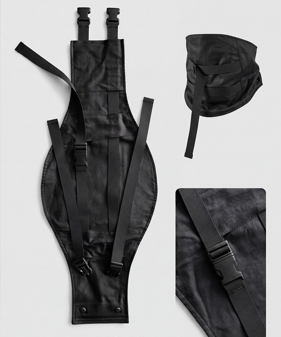 Снуд Katami Wear для мужчин и женщин, универсальный, черный — фото 1