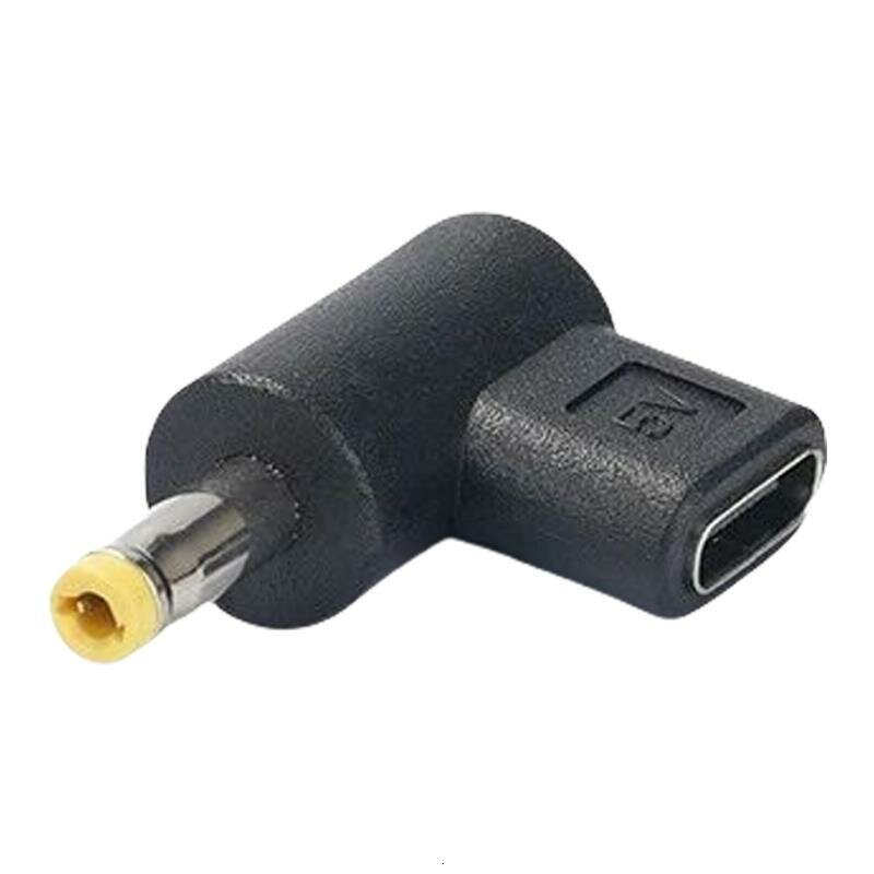 Кабель питания 5.5x2.5 мм — USB Type-C (мама), 4.0x1.7 мм