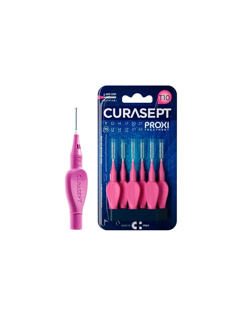 Curasept Proxi Treatment Ёршики межзубные T10 фуксия 6 шт