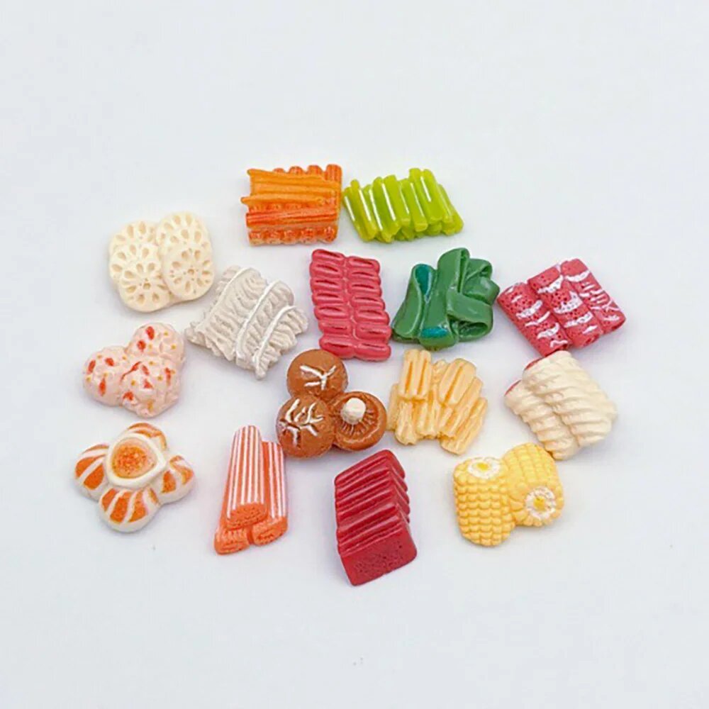 Миниатюрная посуда для кукольного домика Snoedoll 1/12 15 шт