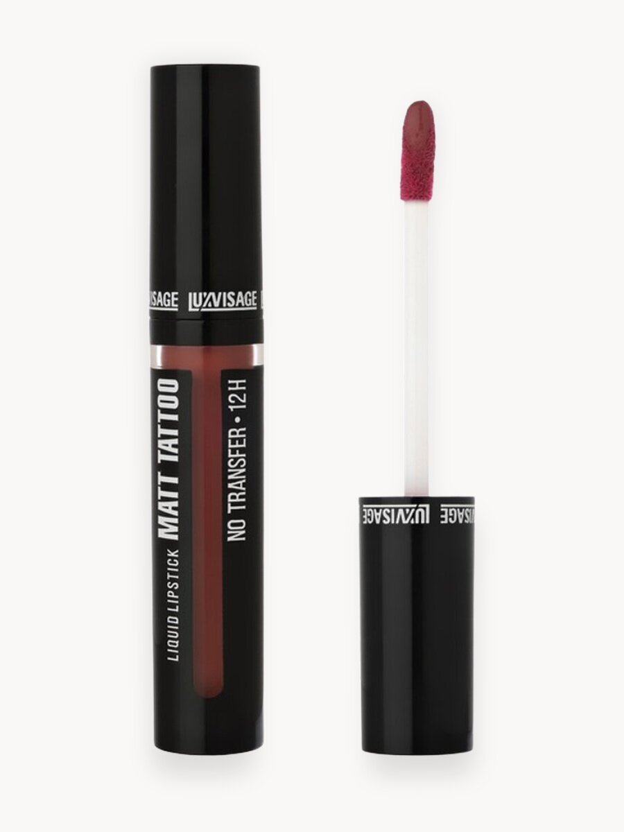 Помада для губ LUXVISAGE MATT TATTOO NO TRANSFER жидкая матовая тон 125 Rose Brown