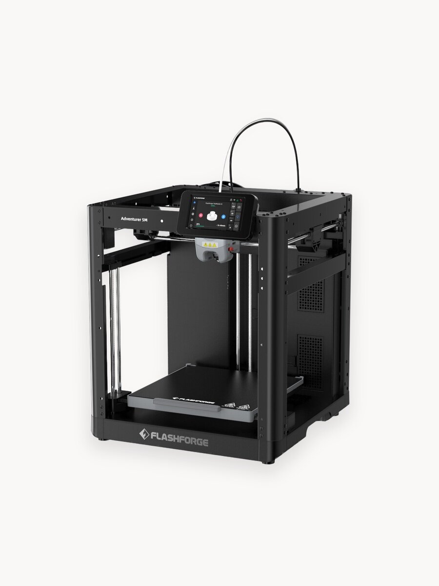 3D принтер FLASHFORGE Adventurer 5M: до 600 мм/с, область печати 220x220x220 мм. Высокая точность и стабильность