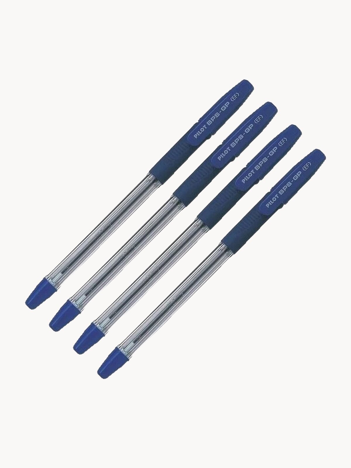 Ручка шариковая синяя Pilot набор 4 штуки "BPS" BPS-GP-EF-L 0,5мм
