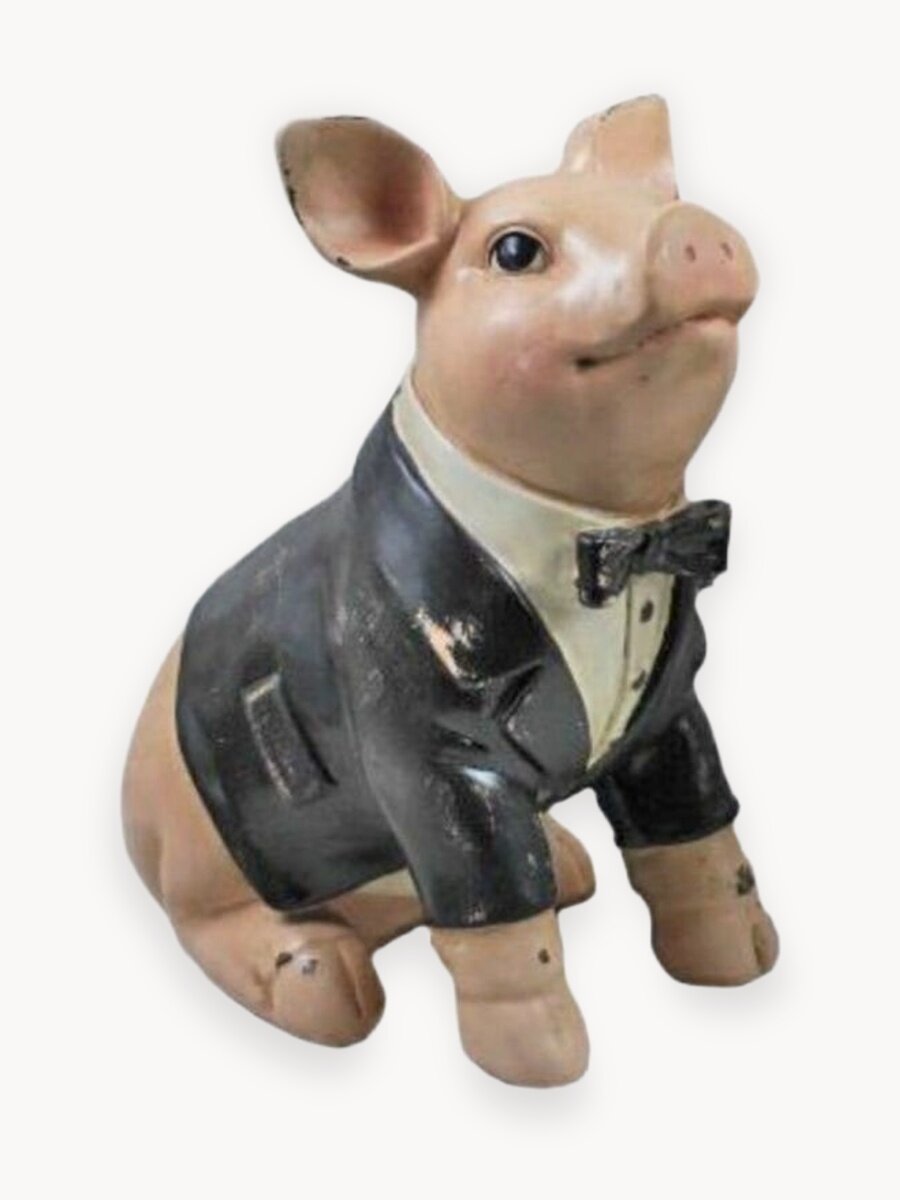 Копилка для денег "Свинка" мальчик сувенир