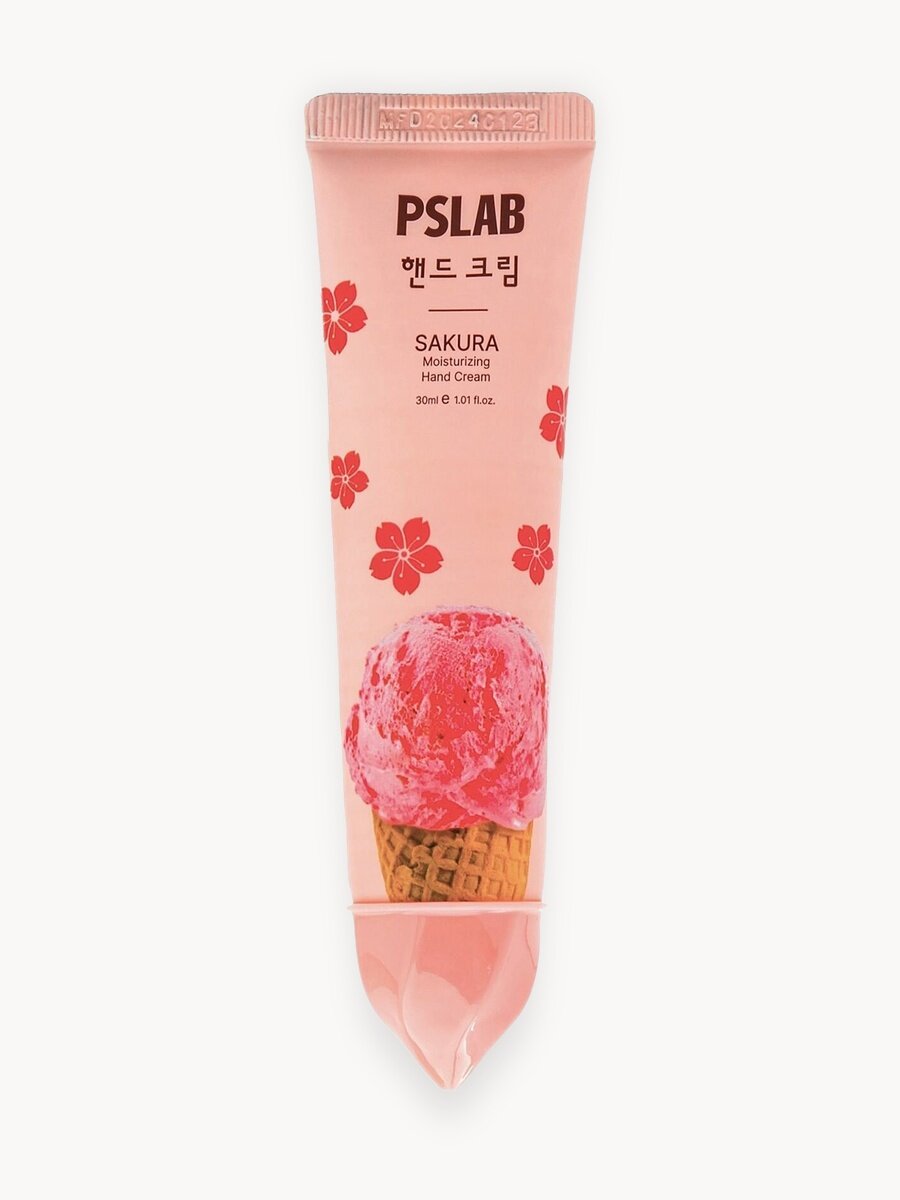 PS.LAB Крем для рук смягчающий с экстрактом цветков вишни, 30 мл