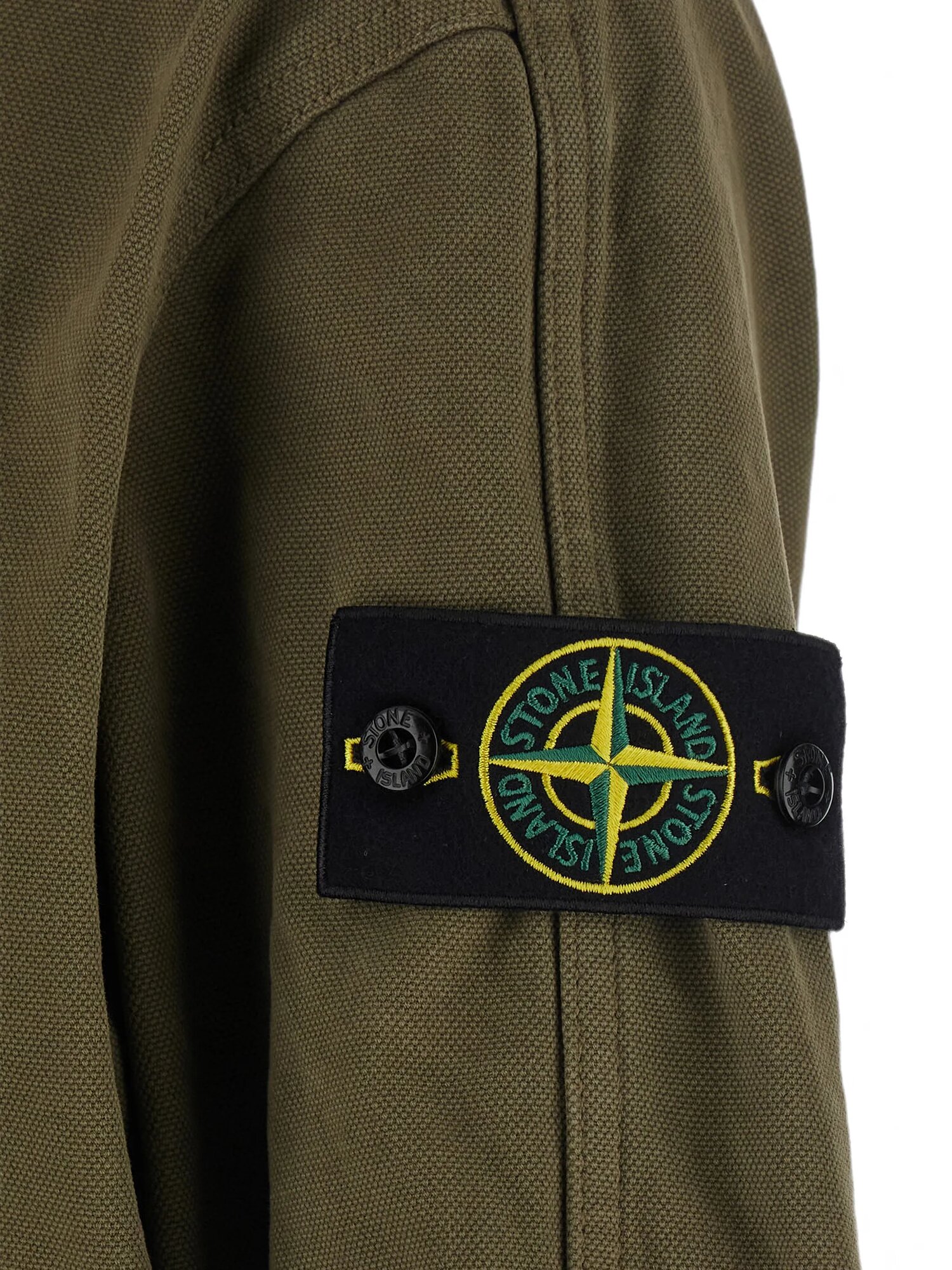 Куртка Stone Island Logo-patch jacket, размер XL, зеленый — фото 1
