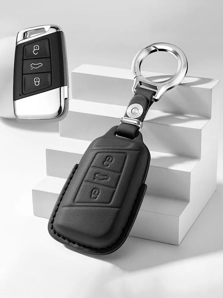 Чехол для ключей от автомобиля VW Volkswagen Passat B8 Tiguan Magotan Golf для Skoda Kodiaq Superb A7