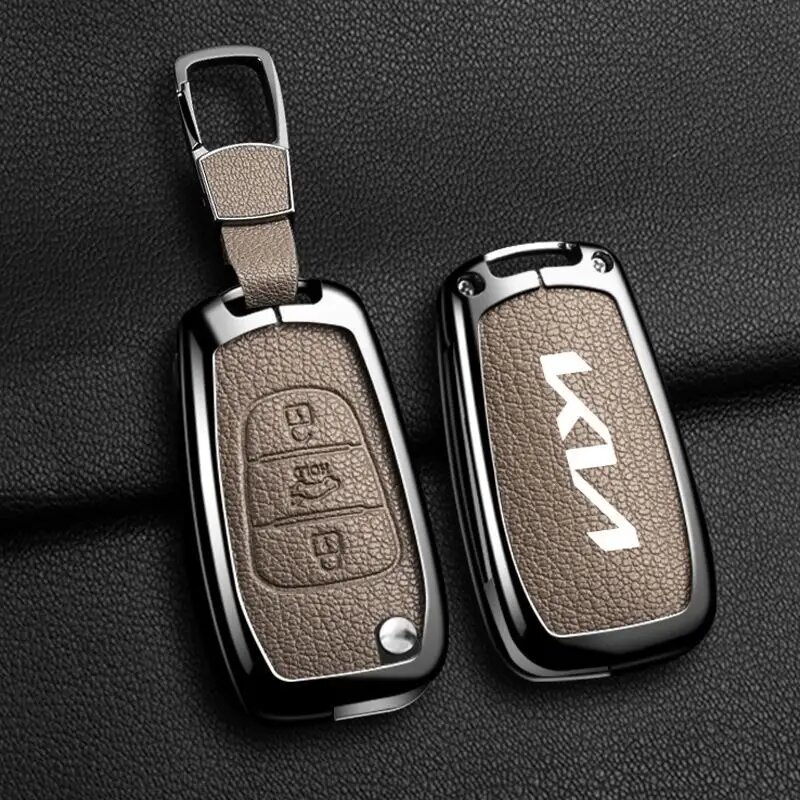 Чехол для ключа Киа KIA Sportage Rio 3 Soul Optima Ceed Pro K5 K2,3 кнопки, ZH