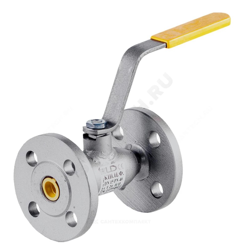 Кран шаровой сталь КШ. Ц. Ф Ду 32 Ру40 фл L=140мм LD КШ. Ц. Ф.032.040. Н/П.02