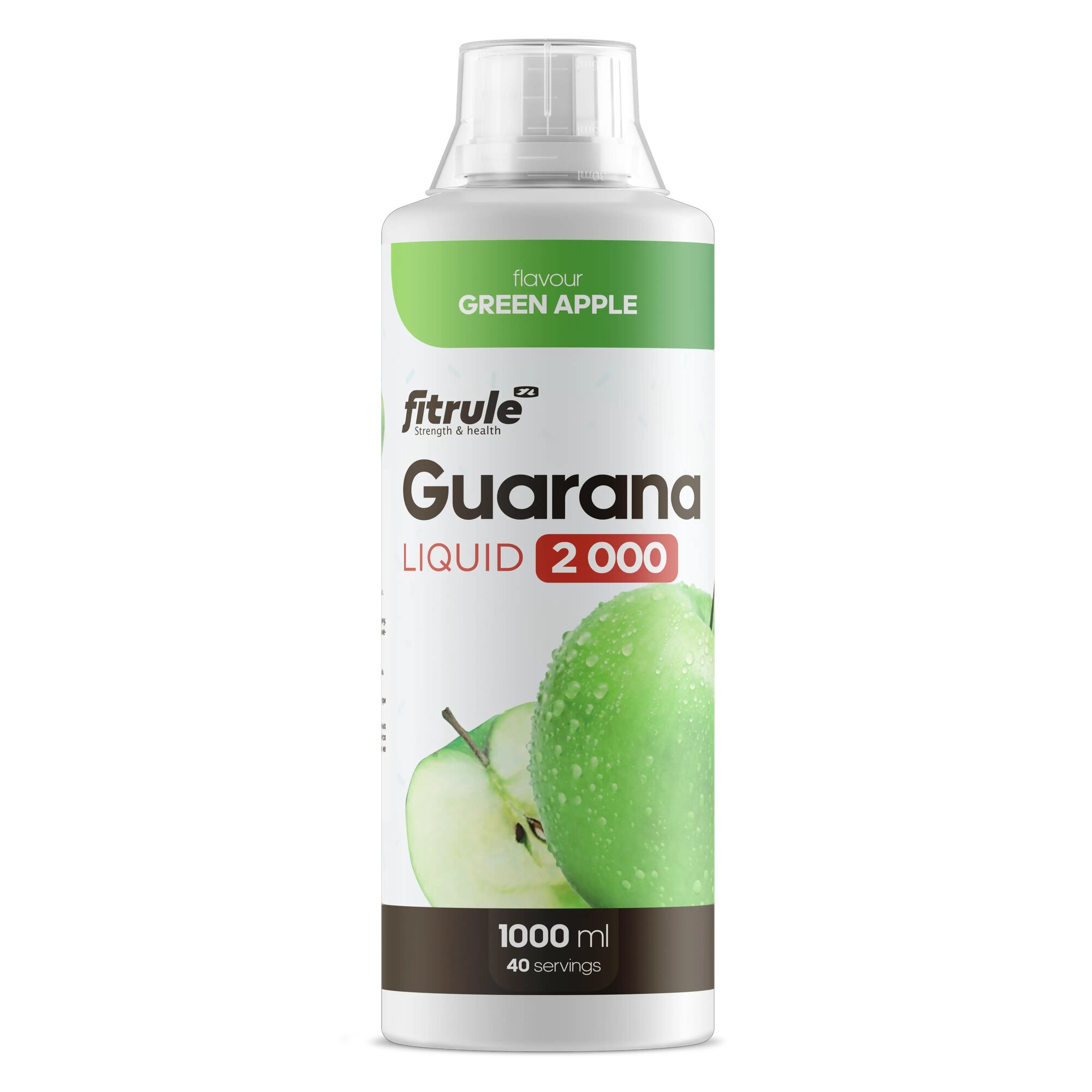 Спортивный напиток FitRule "Guarana", концентрат гуараны, яблоко, 1 л