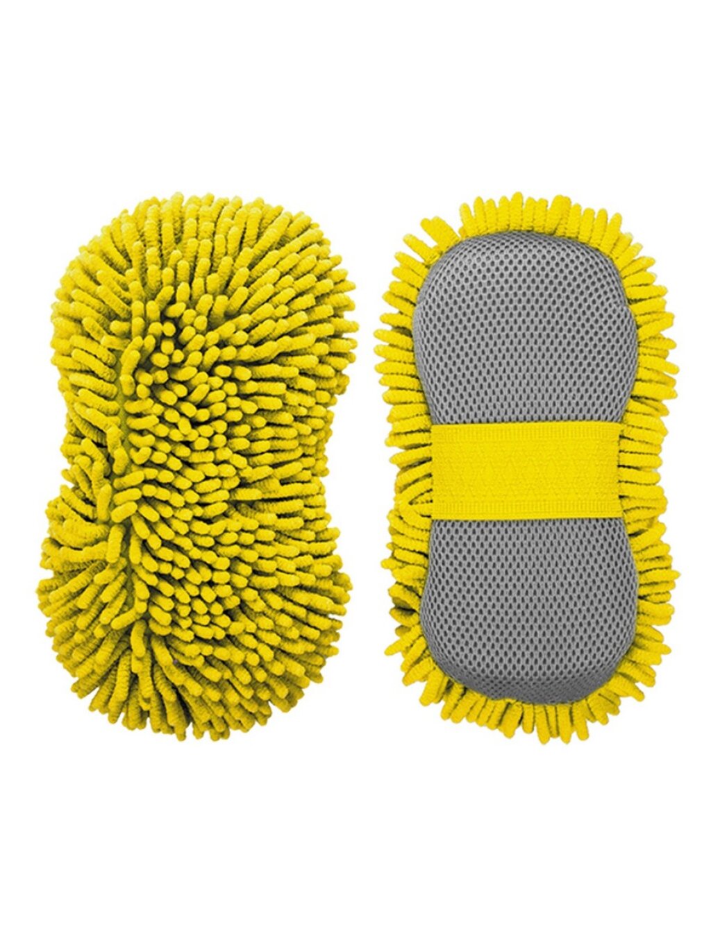 Губка из микрофибры "ZIPOWER" (желтая)