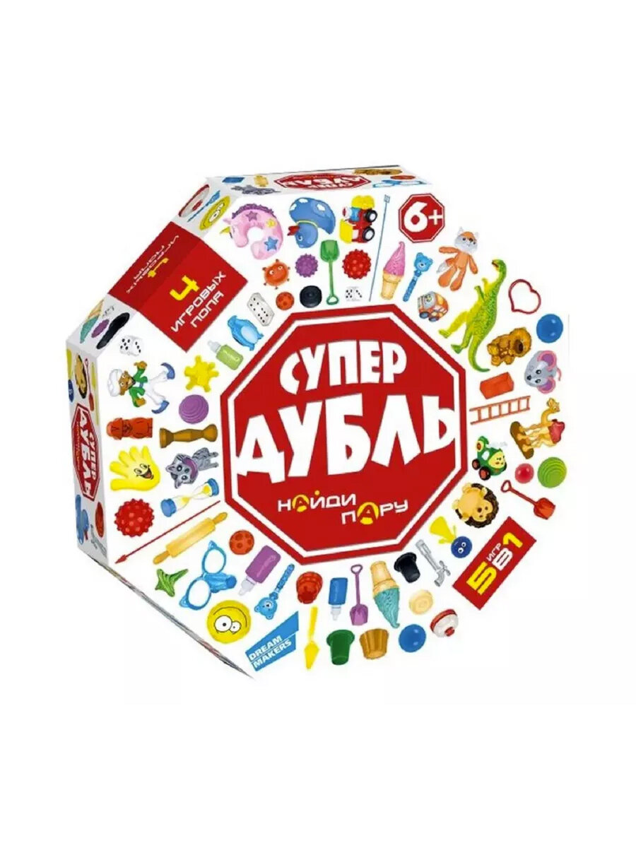 Dream Makers Игра детская настольная Супер Дубль 2012С с 6 лет