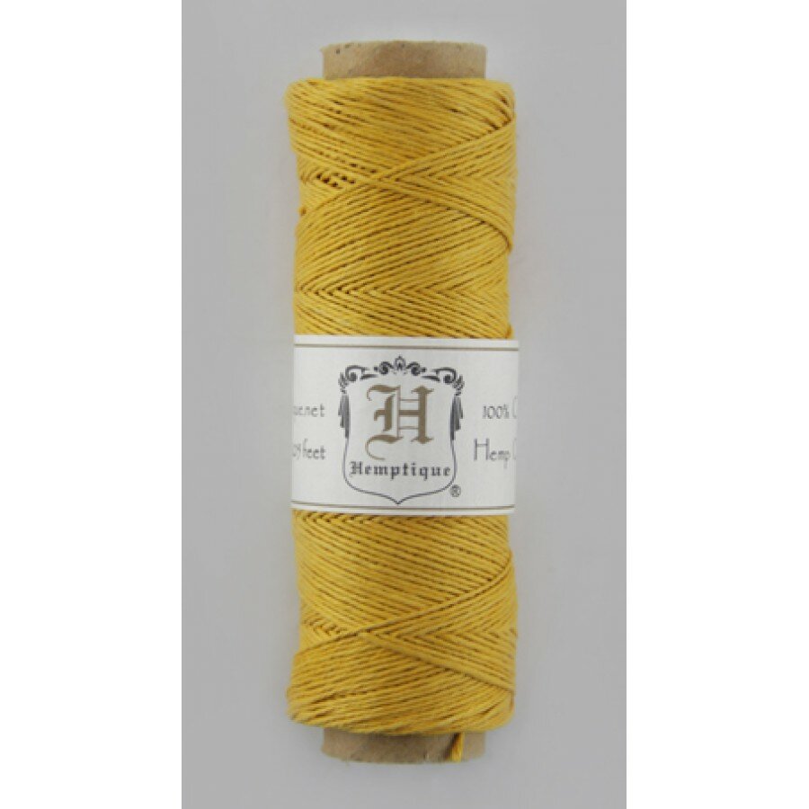 Шнур из пеньки HEMPTIQUE на катушках #10 - 0,5 мм, 62,5 м, 25 г 62,5 м золотистый * #10 - 0,5 мм HEMPTIQUE HS10CO-GLD25