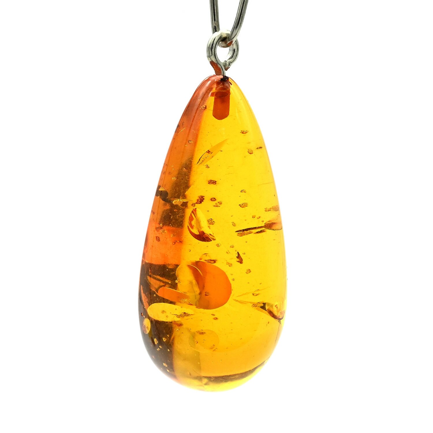 Подвеска, янтарь синтетический