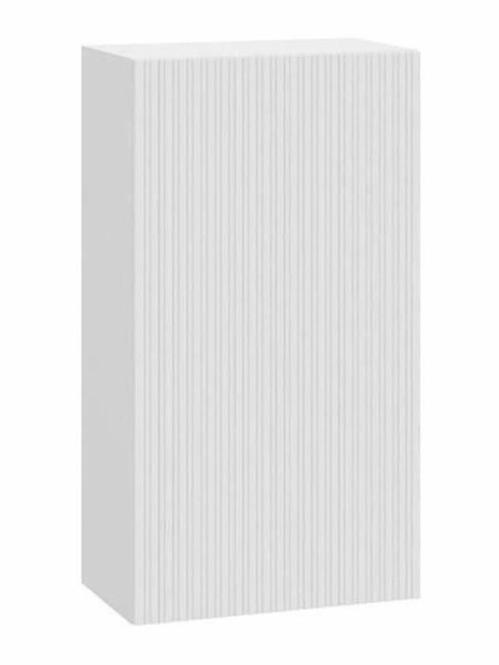 Кухонный модуль навесной, шкаф Стайер с полками, с доводчиками, 50х29.6х91.2 см, Белый / Бланж