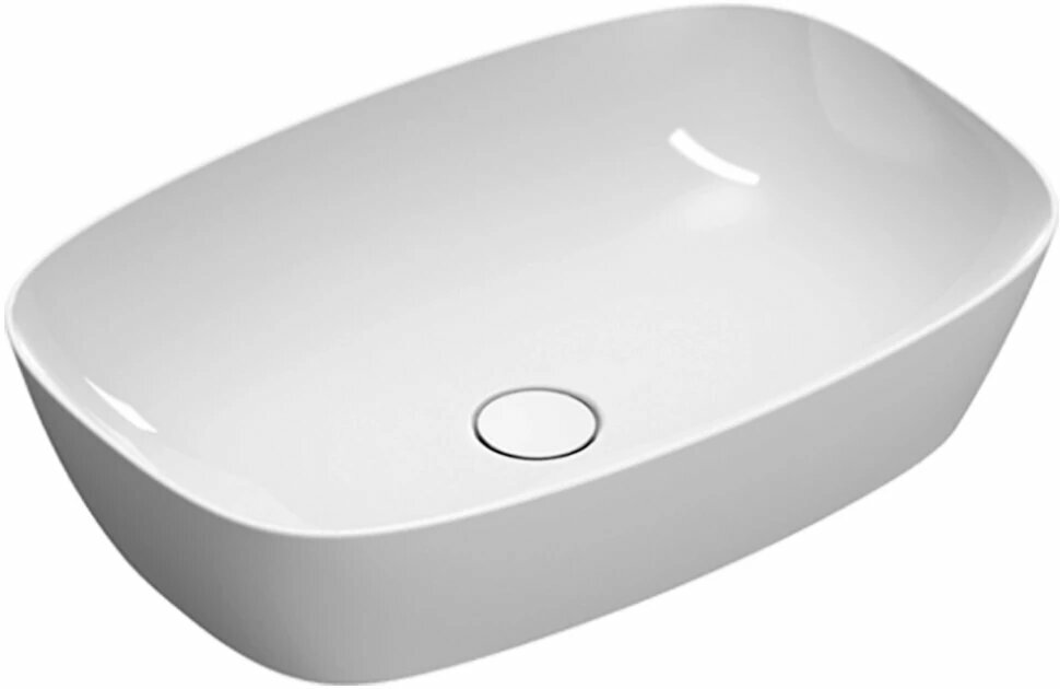 Раковина-чаша Catalano Alvea 0622600001 60x40 см, накладная, белый глянец