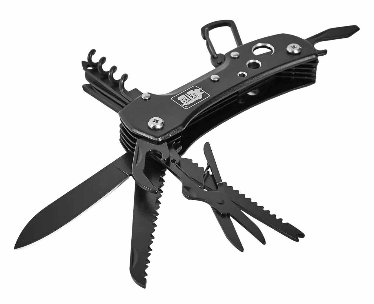 Мультитул EEVEE LMF83, нержавеющая сталь, 15 инструментов, многофункциональный, туристический