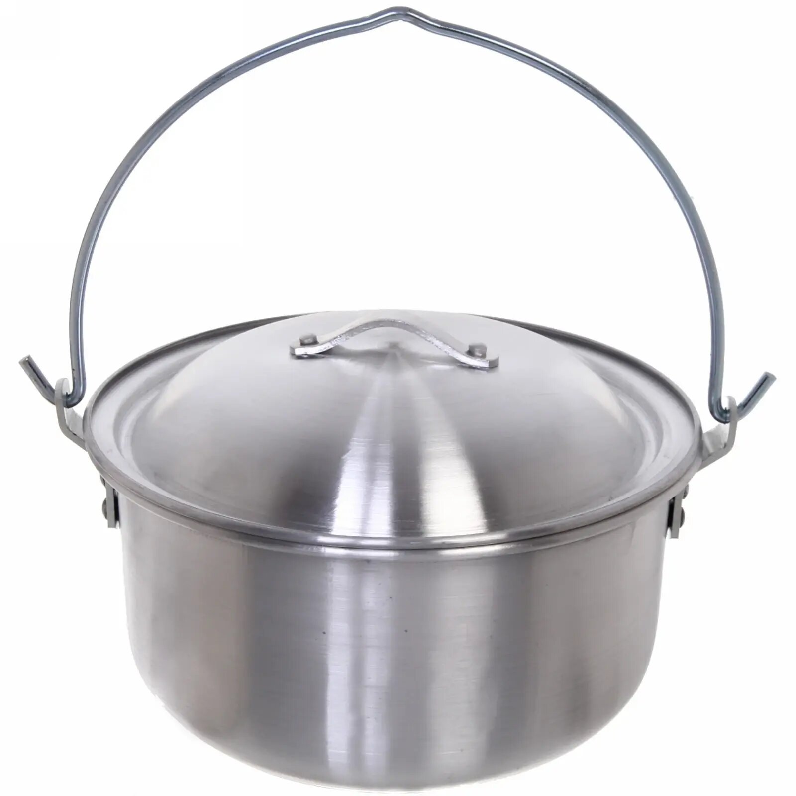 Походный котелок 3л, алюминиевый, 20 см, с крышкой, легкий и удобный