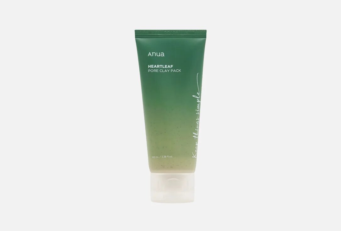 Маска ANUA "Heartleaf Pore Clay", очищающая, глиняная, для лица, 100 мл