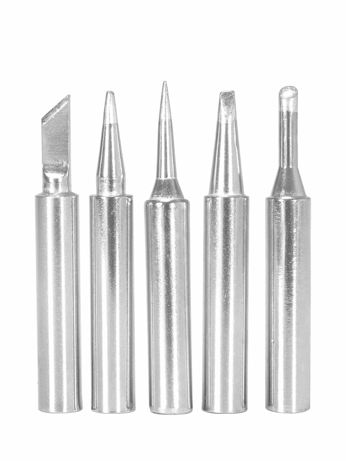 Жало для паяльника JADEVER стальное 5 шт набор, толщина 4,3 мм
