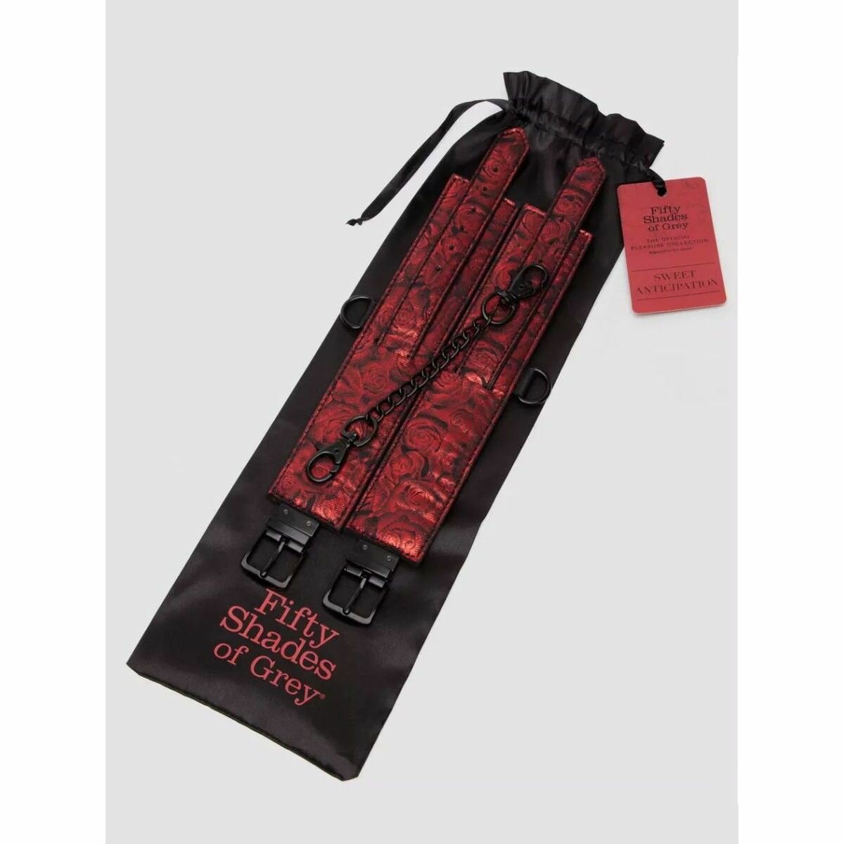 Fifty Shades of Grey, Наручники Fifty Shades of Grey Sweet Anticipation из экокожи, цвет красный