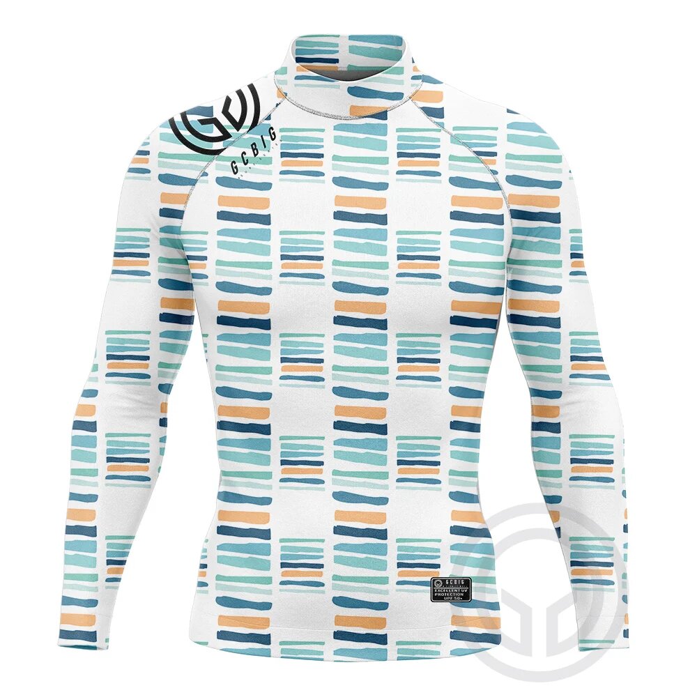 Одежда для серфинга мужская с длинным рукавом, облегающая футболка для плавания с УФ-защитой, комплект спортивной одежды, защитная одежда для сыпи, костюм для серфинга и дайвинга, лето XL, 11