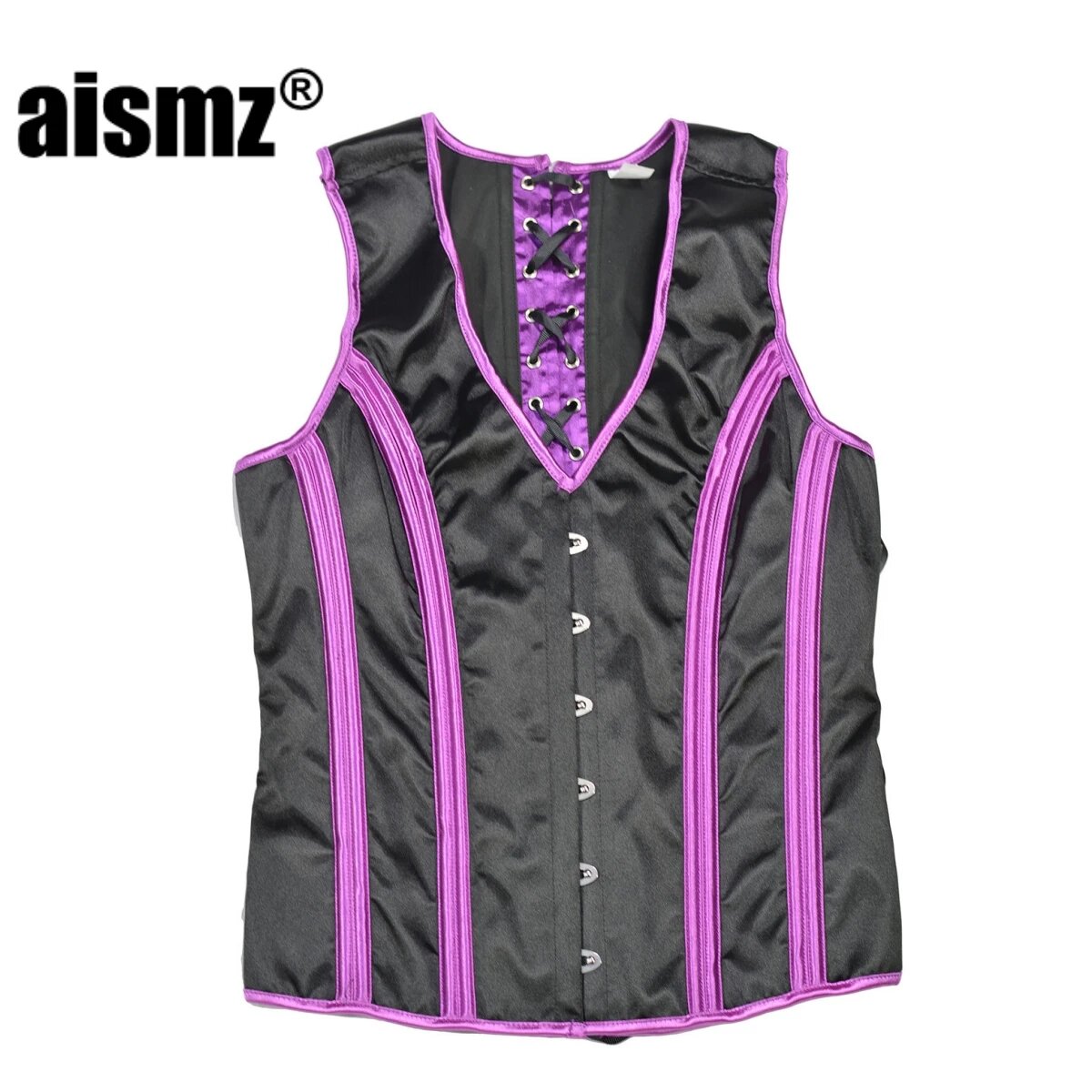 Мужской корсет AISMZ фиолетовый 4XL, цвет 3010-7