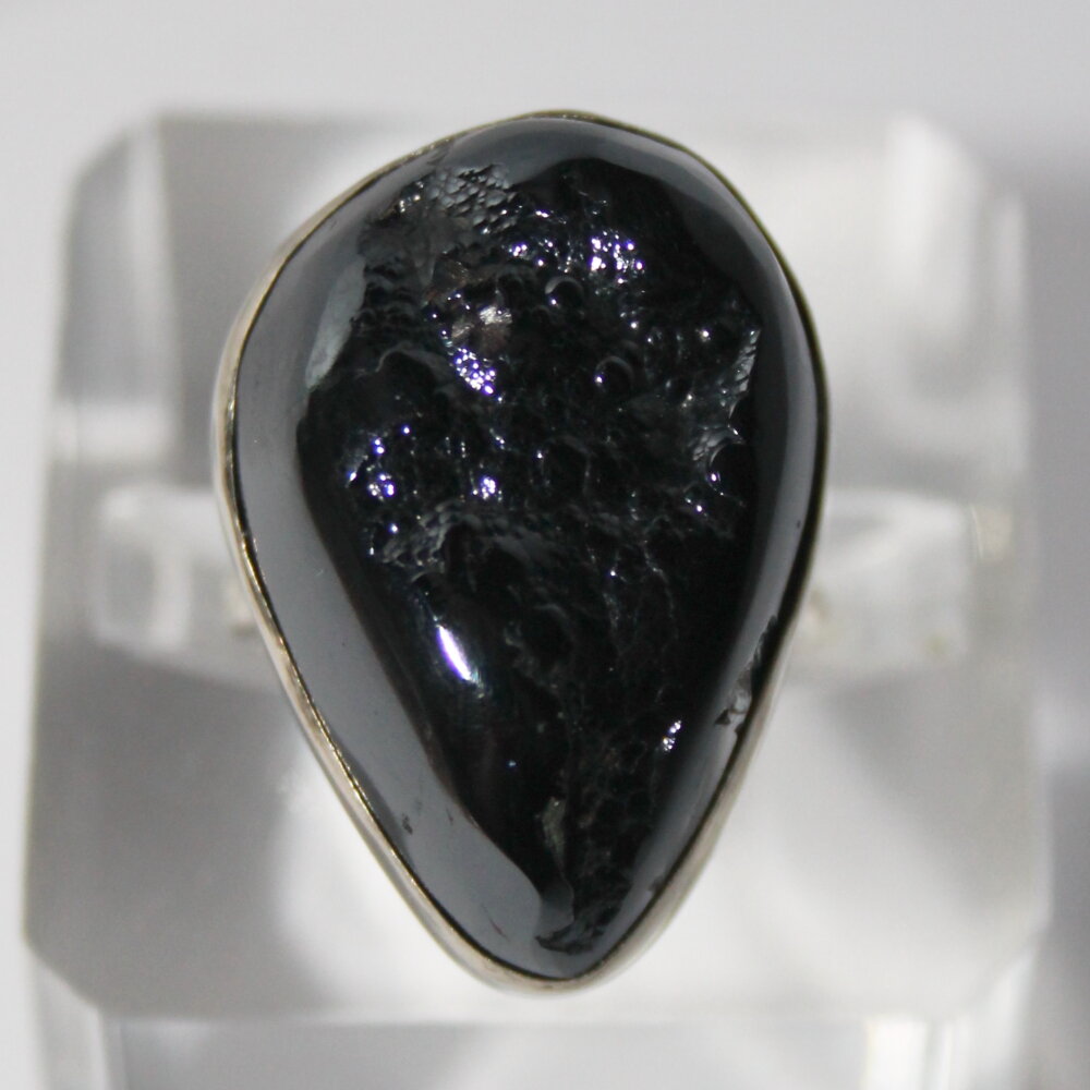 Кольцо наборное, гематит