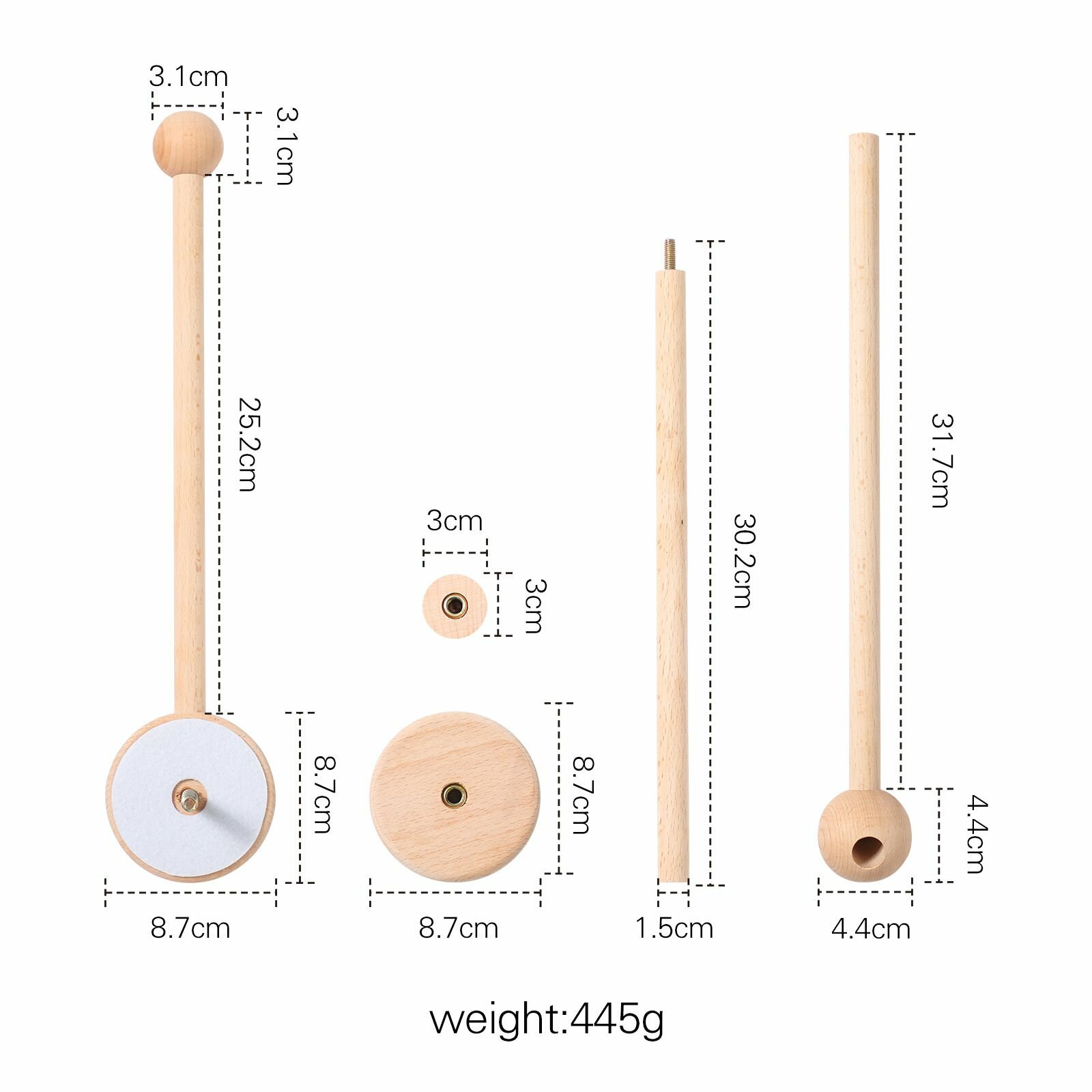 Мобили на кроватку лесные животные : Кронштейн для мобиля деревянный из бука радость и развитие для малыша!